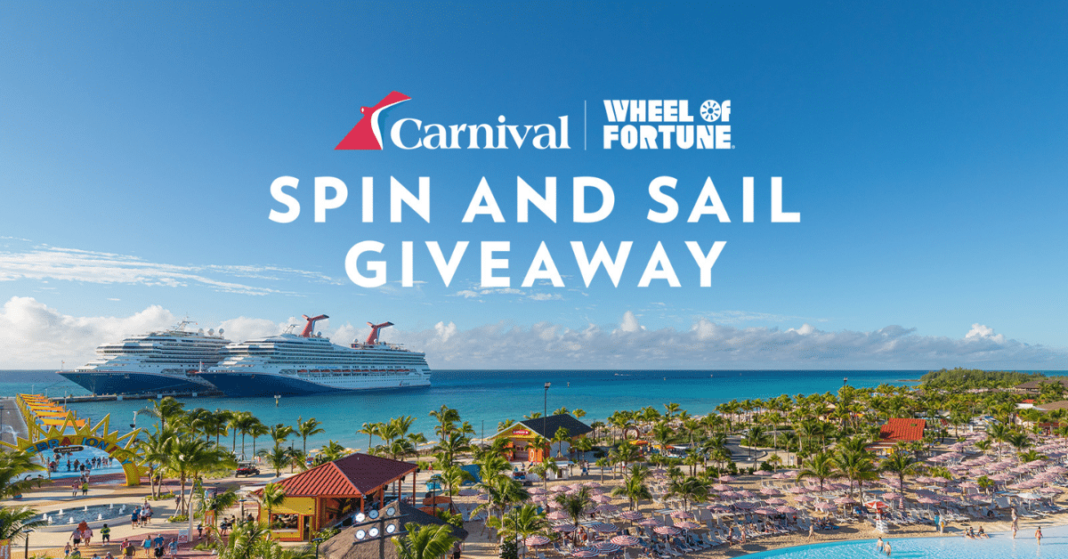 Win Carnival Cruise Trips (5 Winners) • Canadian Savers